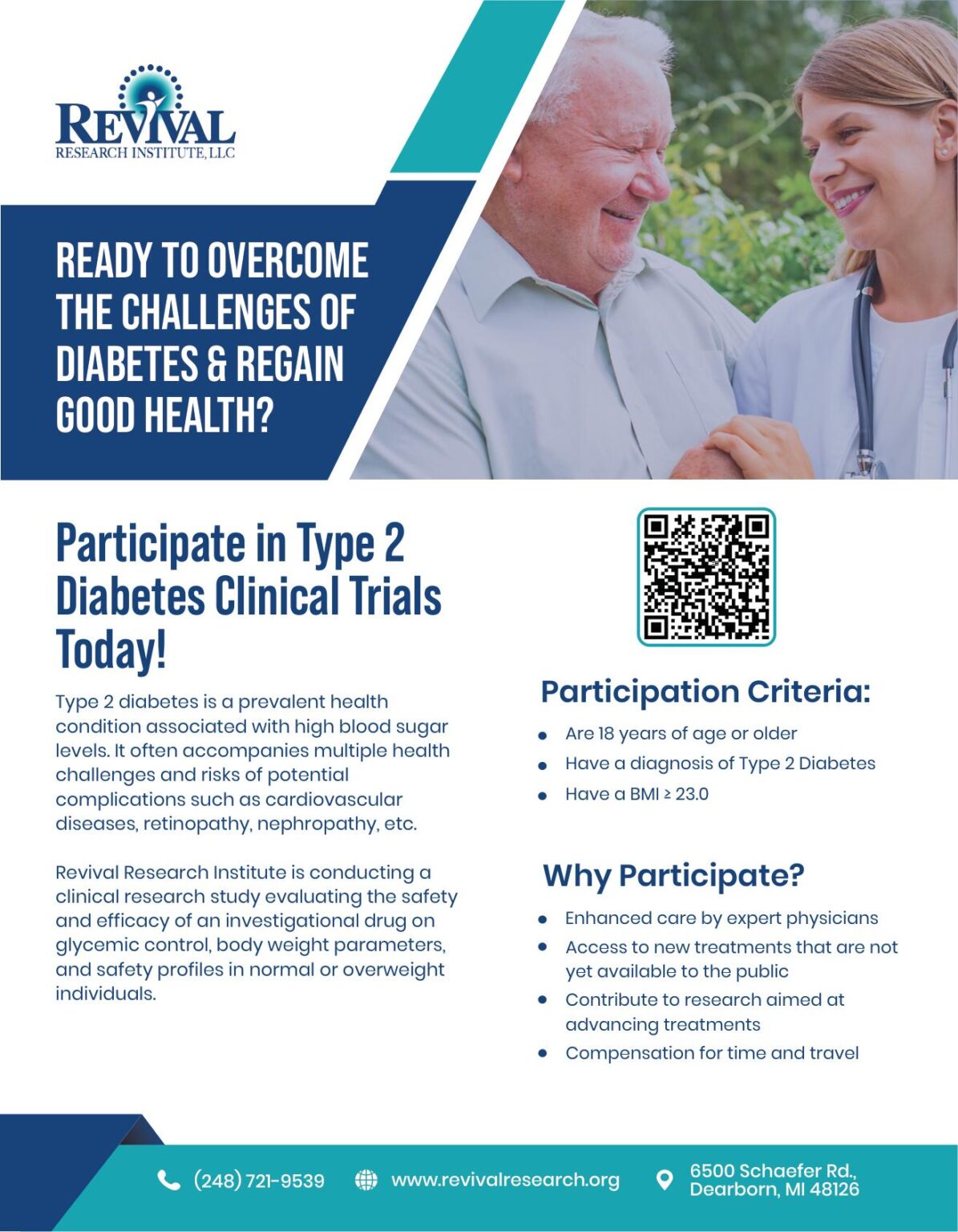 Type 2 Diabetes Clinical Trial in Michigan