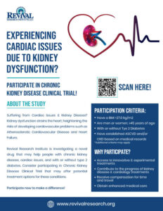 Chronic Kidney Disease and Cardiovascular Disease Clinical Trials
